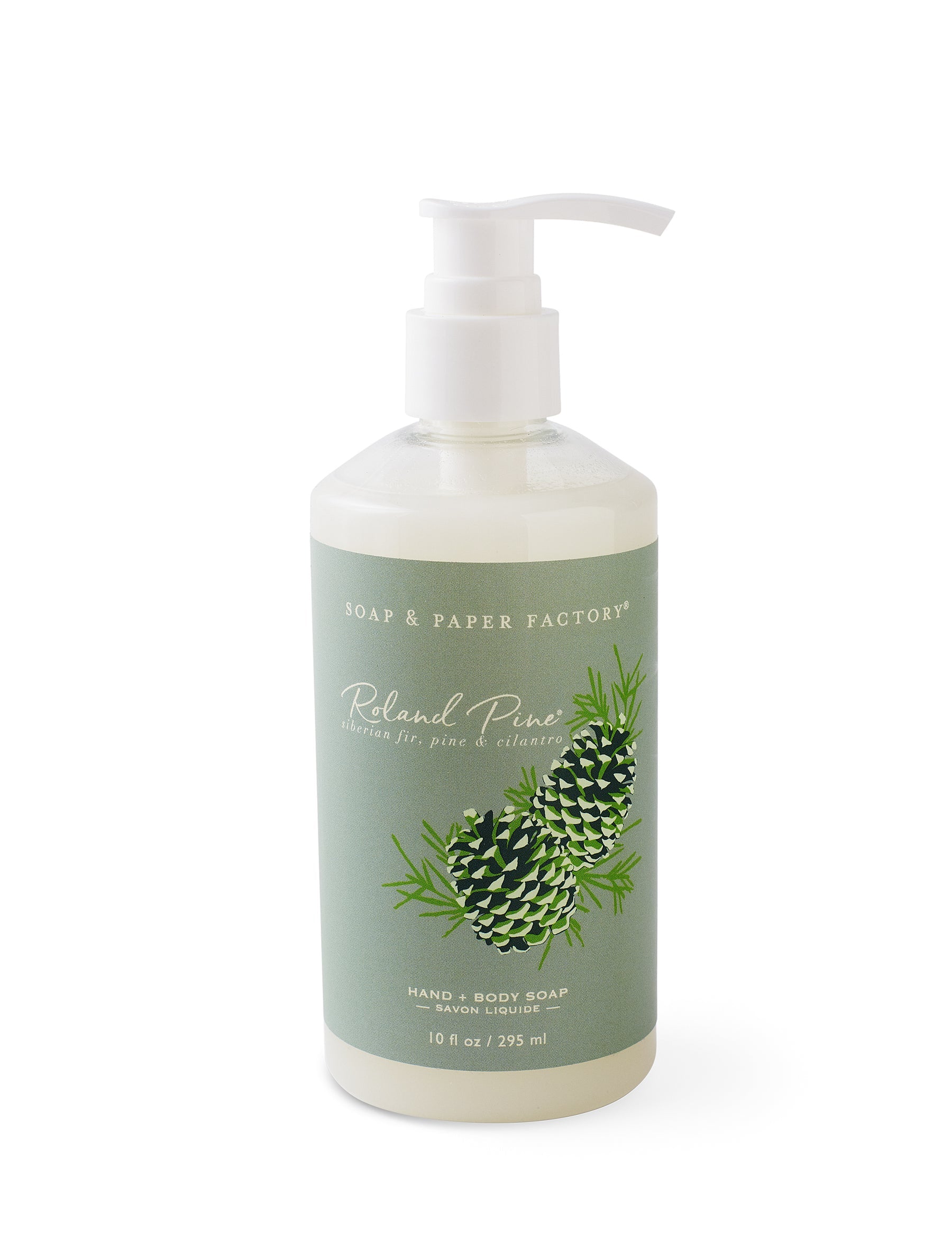 Roland Pine 10oz Liquid Pump Soap ( Hand & Body) – Lone Crow Bungalow, Bend